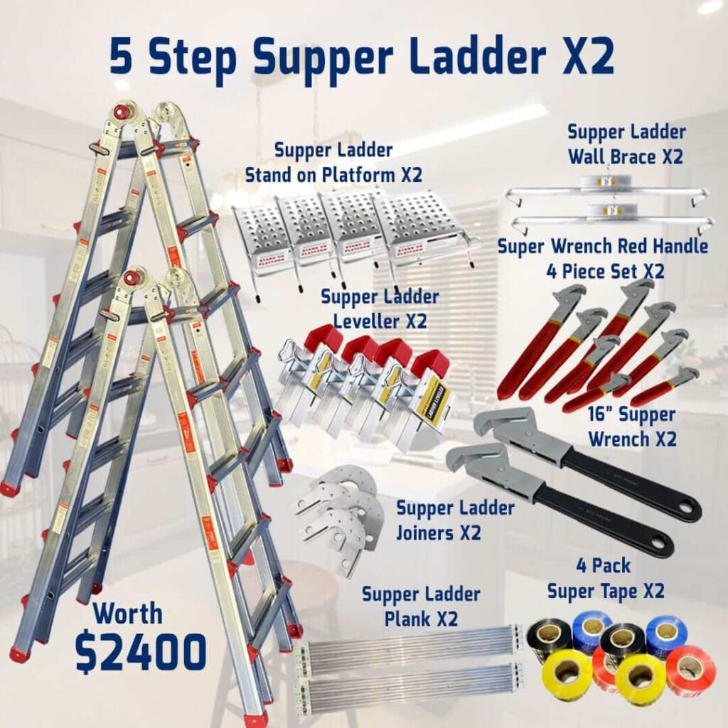 5 Step Super Ladder X2 | Rob The Tool Man